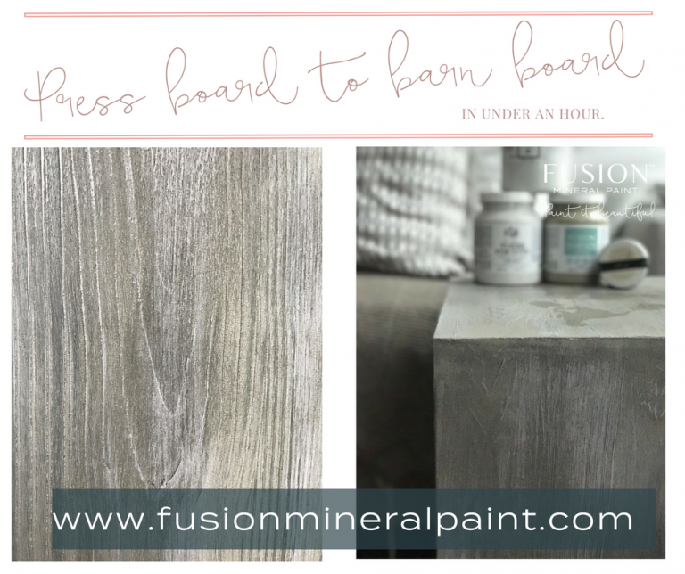 How To Create a Faux Barn Board Finish - Fusion™ Mineral Paint