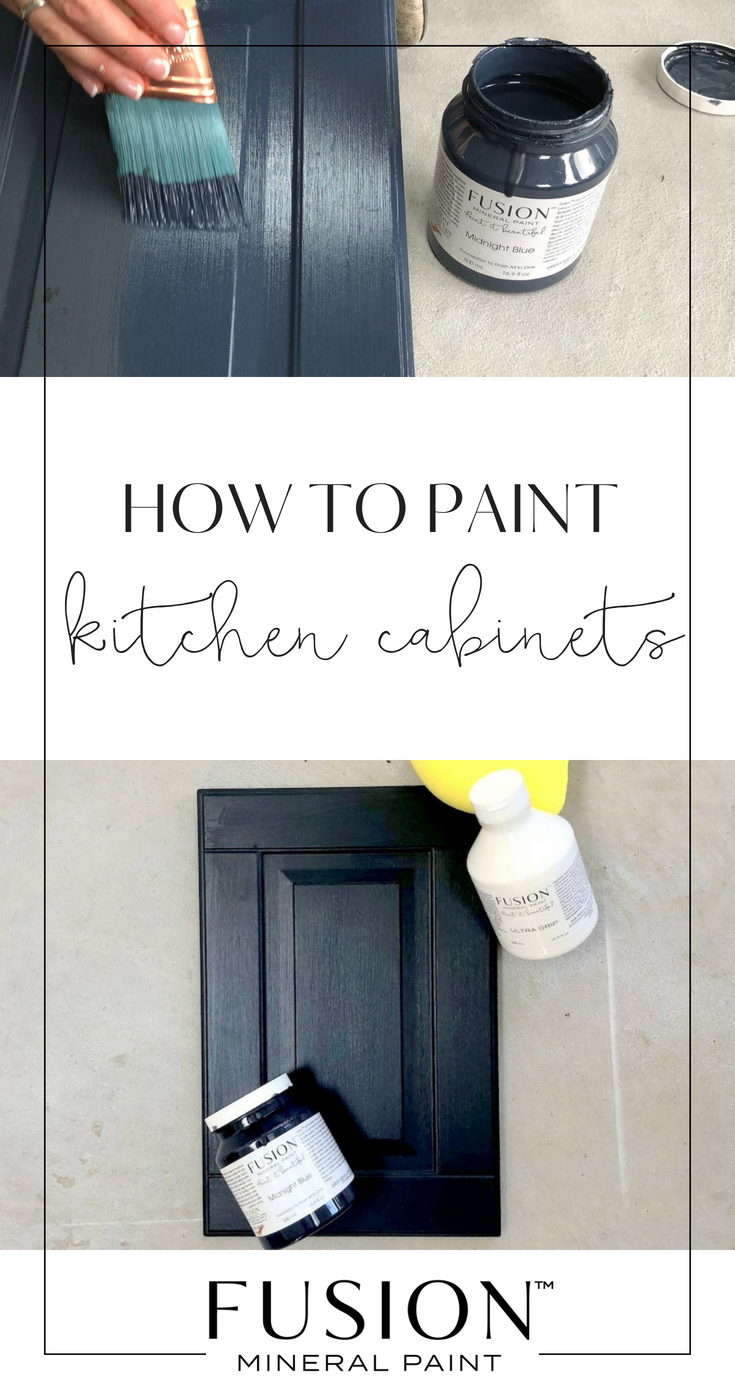 How to Paint Melamine Kitchen Cabinets - Fusion™ Mineral Paint