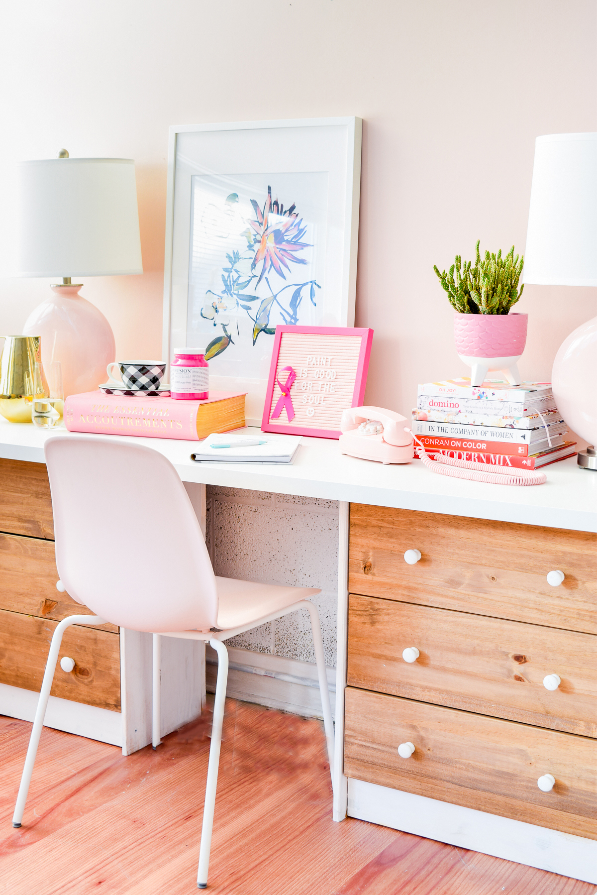 DIY 'CUREiously' Pink Letterboard - Fusion™ Mineral Paint