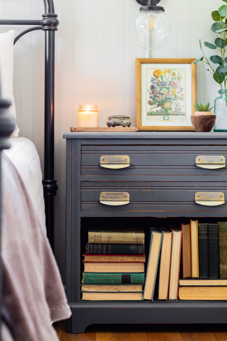 A Creative Makeover: Refinishing a Small Bedside Table with Homestead ...
