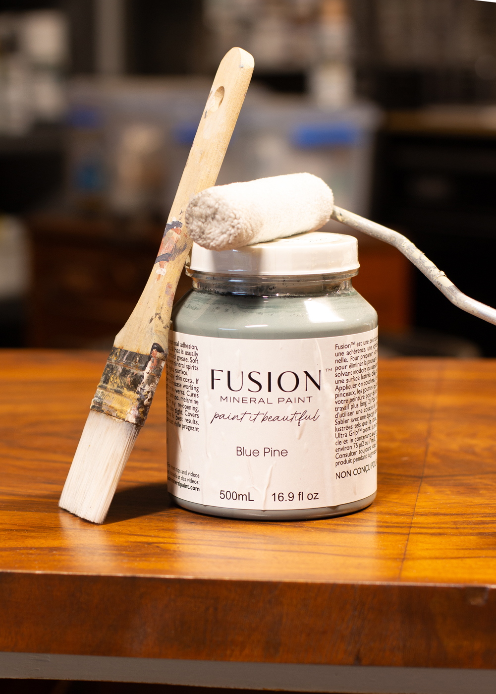 Autumn Vibes with Cool Blue Pine - Fusion™ Mineral Paint