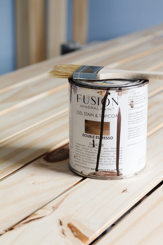 Wood Plank Ceiling with Fusion's Gel Stain & Topcoat: A Budget-Friendly ...