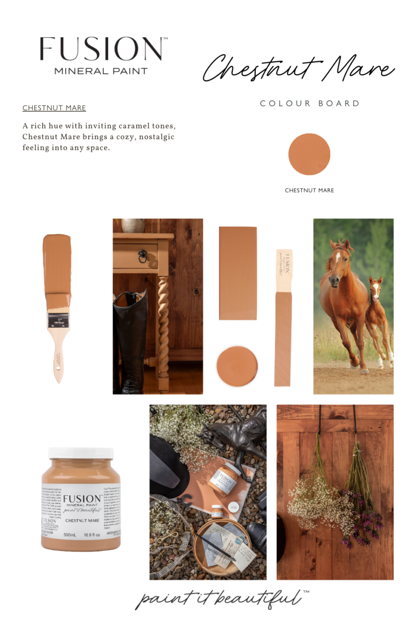 Chestnut Mare Fusion™ Mineral Paint’s 2024 Collection - Fusion™ Mineral ...